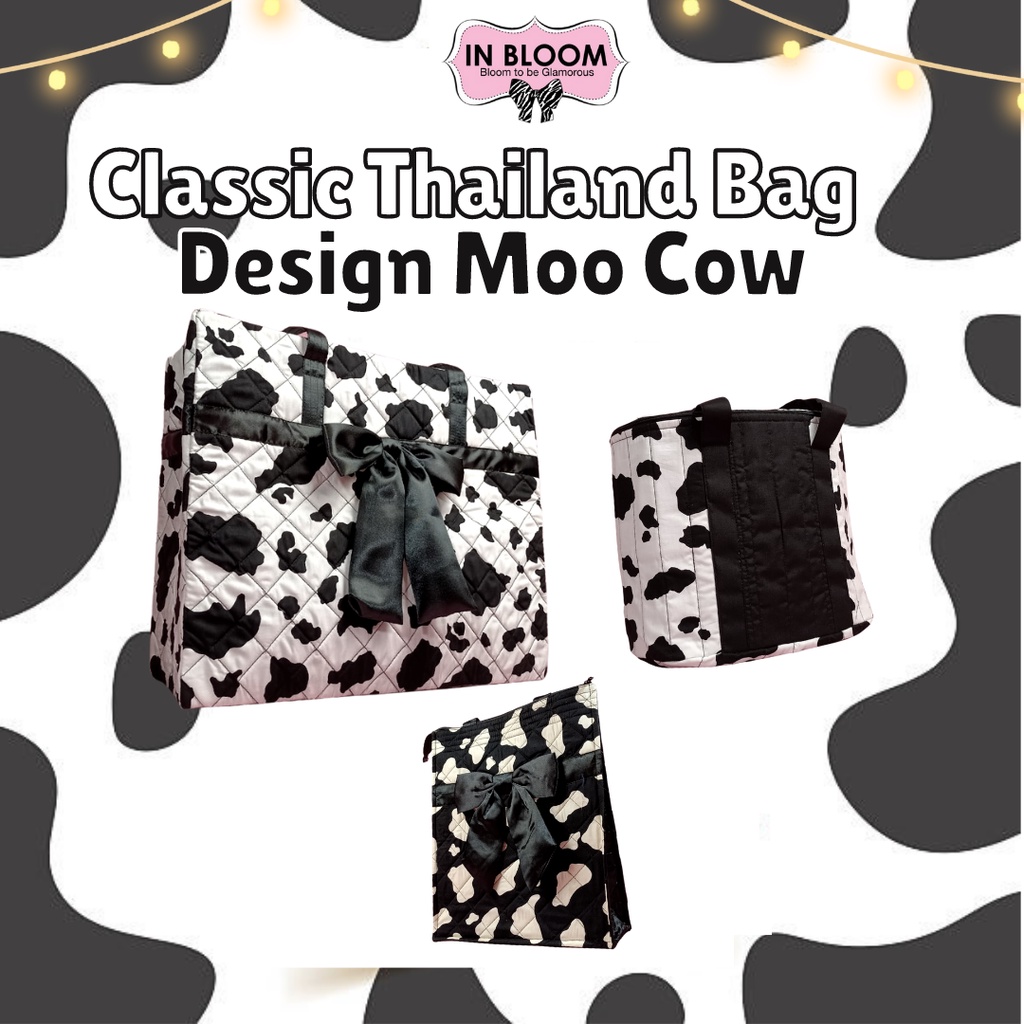 ORIGINAL Thailand Shoulder Bag Moo Cow Design Viral Travel Cabin ...