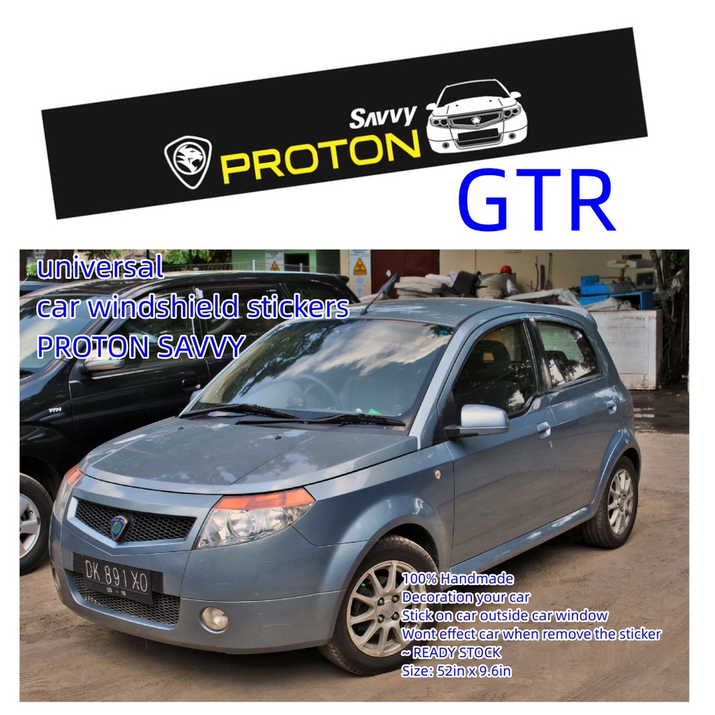 universal car windshield stickers PROTON SAVVY 52'' | Shopee Malaysia