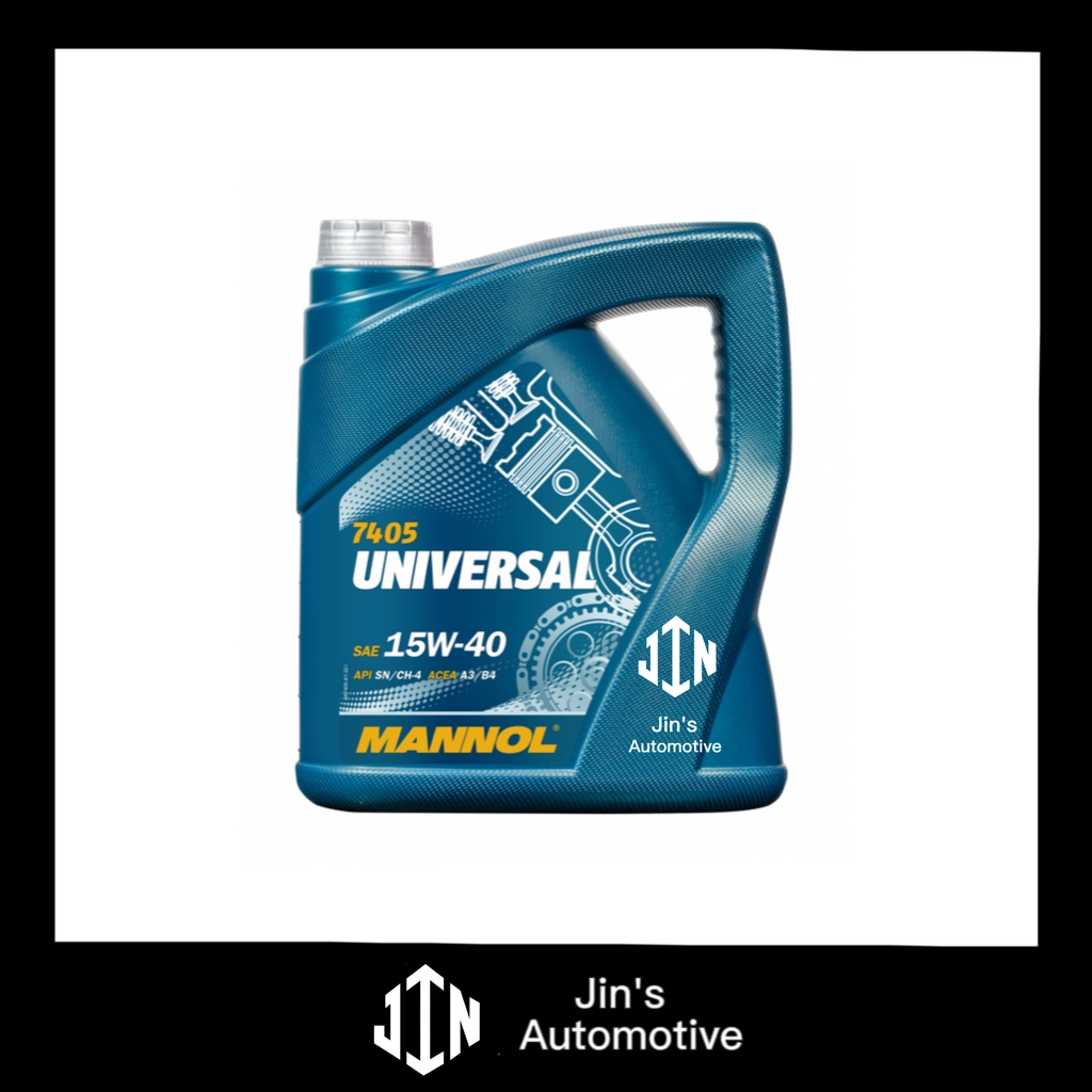 MANNOL UNIVERSAL 15W-40 7405 4 LITER 100% ORIGINAL | Shopee Malaysia