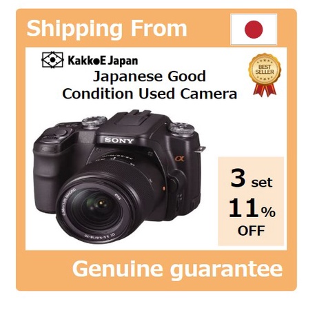 [Japan Used Camera] Sony Digital SLR camera α100 Zoom Lens Kit Black ...