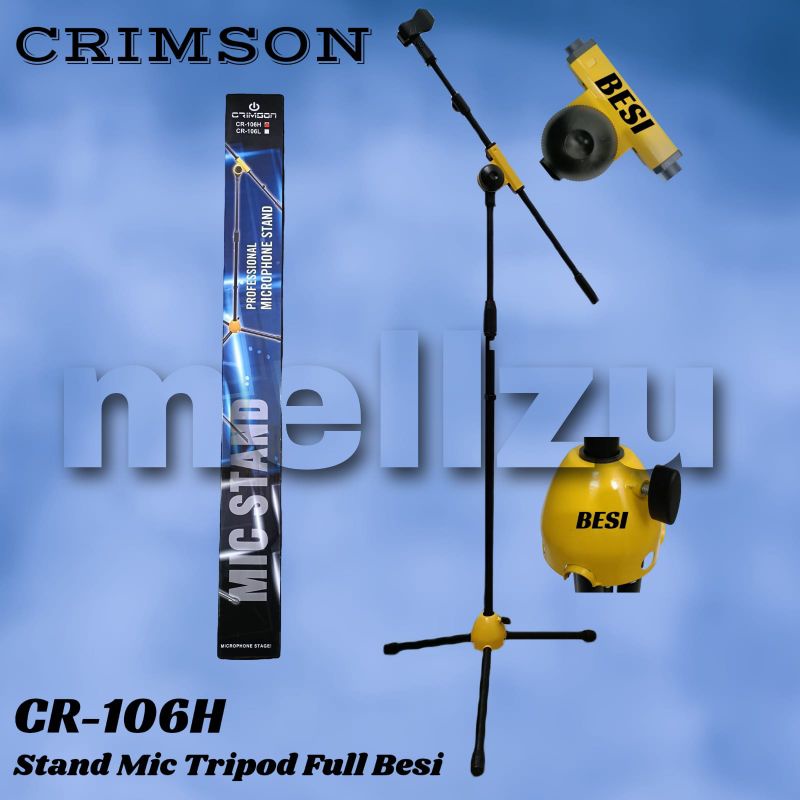 Original Full Iron Crimson CR 106 Mic Stand | Shopee Malaysia
