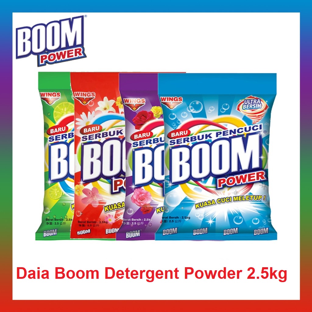 BOOM POWER DETERGENT POWDER FRESH 2.5KG | Shopee Malaysia
