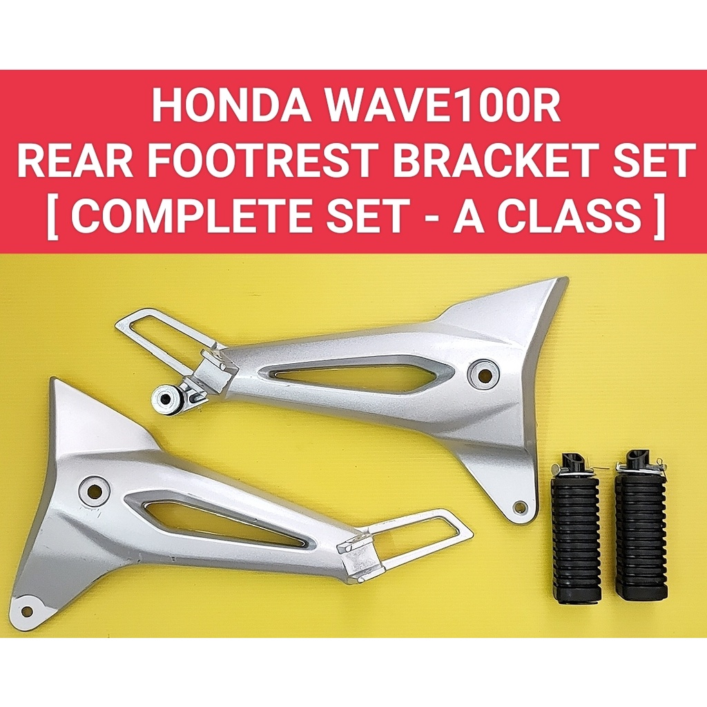 WAVE100R [ COMPLETE SET - A CLASS ] REAR FOOTREST BRACKET + BUSH ...