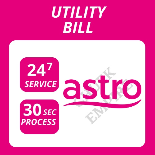 Astro Utility Bill Payment RM 10 ~ RM 300 | Shopee Malaysia