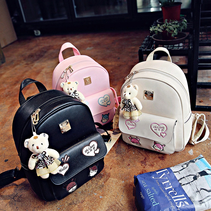 bag budak perempuan girls fashion Korean backpack kids girl Cute 小书包 ...