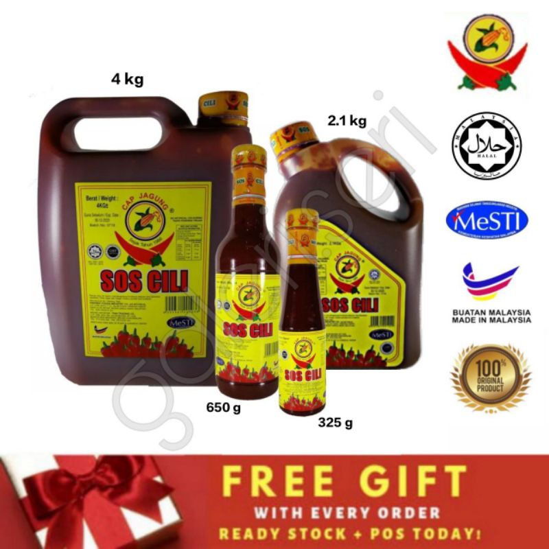 SOS CILI CAP JAGUNG/ CHILI SAUCE | Shopee Malaysia