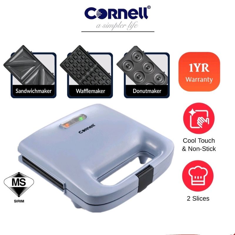 Free Shipping Cornell Sandwich Maker (NON-STICK PLATE) CSM-E1105X ...