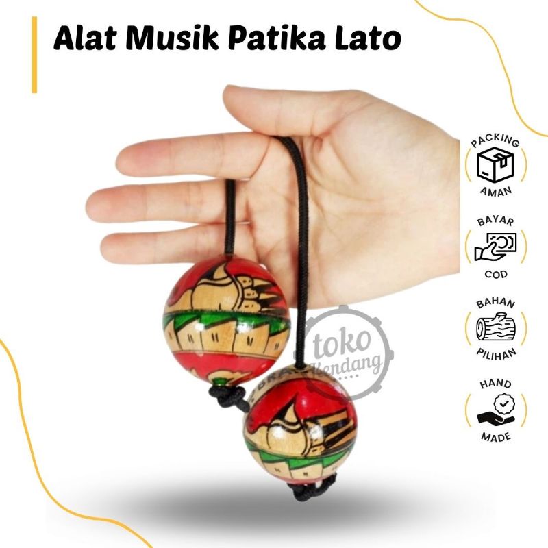 Patika Lato Lato Musical Instrument Origin Kosika Kashaka Shaker ...