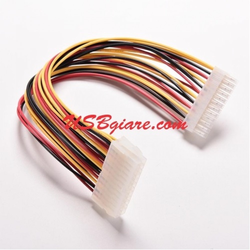 ATX 24PIN MALE TO 24PIN FEMALE POWER CABLE EXTENSION FOR MAINBOARD PC ...