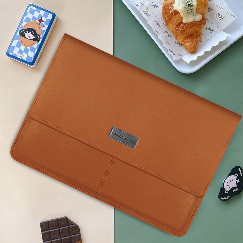 Hand Carry Laptop bag Leather Sleeves Case bag with samll bag mouse ...