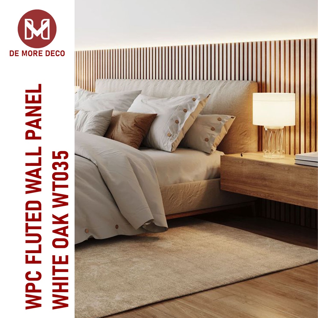 FLUTED WALL PANEL WPC (WHITE OAK WT035) 2900MM - DIRECT FACTORY PRICE ...