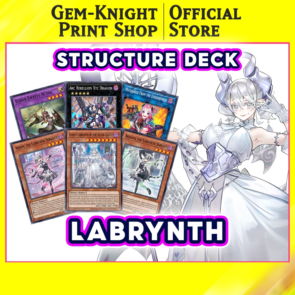 [Printed Cards] Yugioh Deck - Labrynth - Structure Deck | Shopee Malaysia