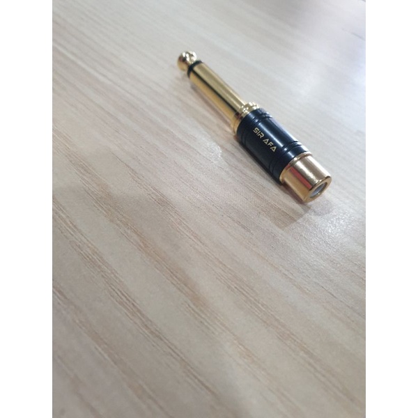Sir Afa Female RCA To 6.35mm Jack Male Converter | Shopee Malaysia