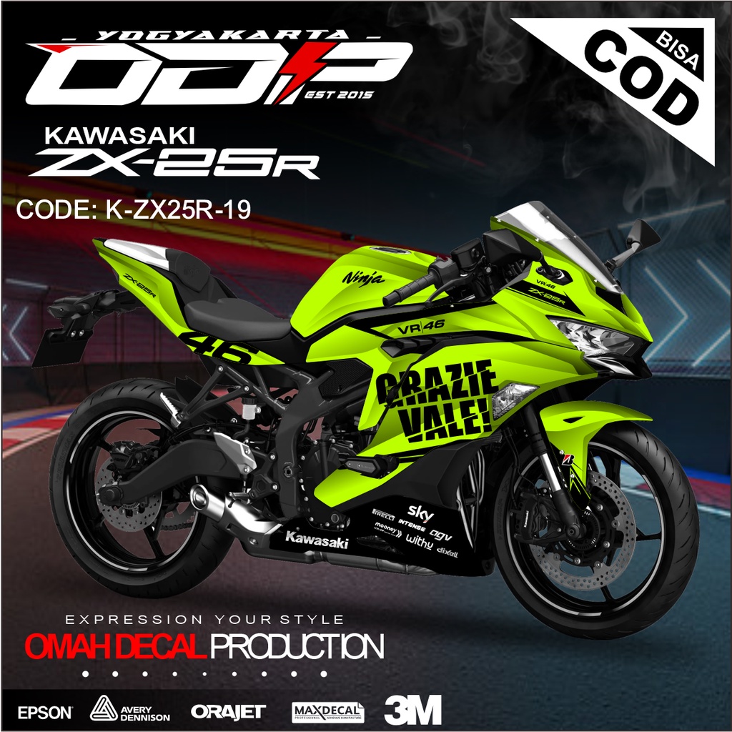 Decal ZX25R NEW FULL BODY Many Color Choices Can CUSTOM RUQEST ...