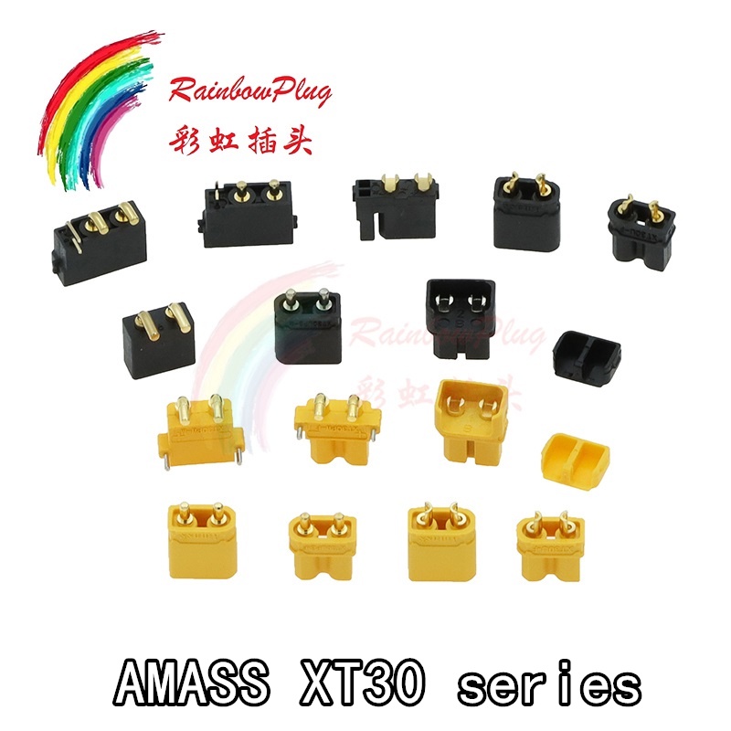 Amass XT30 Series XT30U XT30UPB XT30ULW XT30PW XT30 (2+2) XT30I Gold-plated Plug Male Female ...
