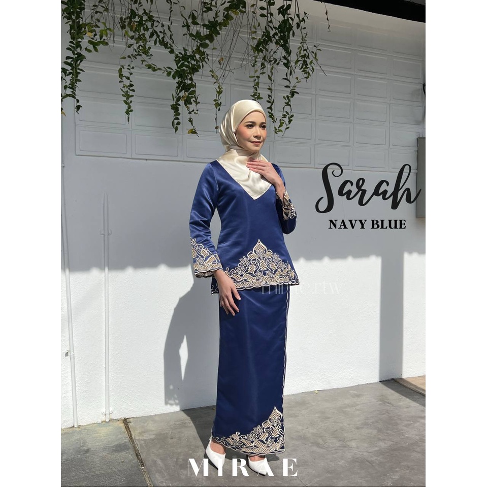 Sarah Kurung Moden Sulam | Shopee Malaysia