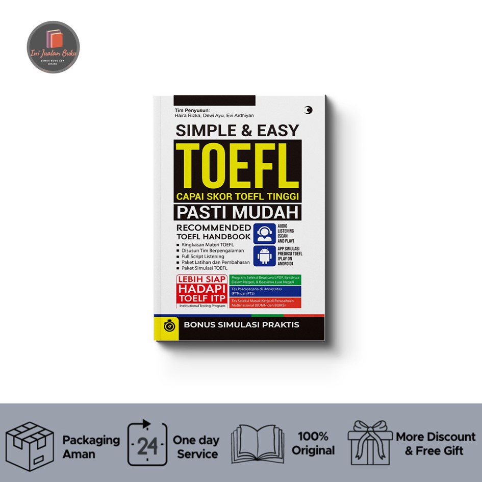 Ed. Simple & Easy Toefl Book Revision Reach High Toefl Score Caesar ...
