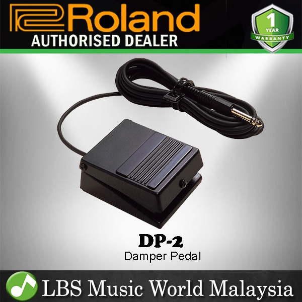 Roland DP-2 Damper Sustain Pedal For Digital Piano & Keyboard (DP2 DP 2 ...