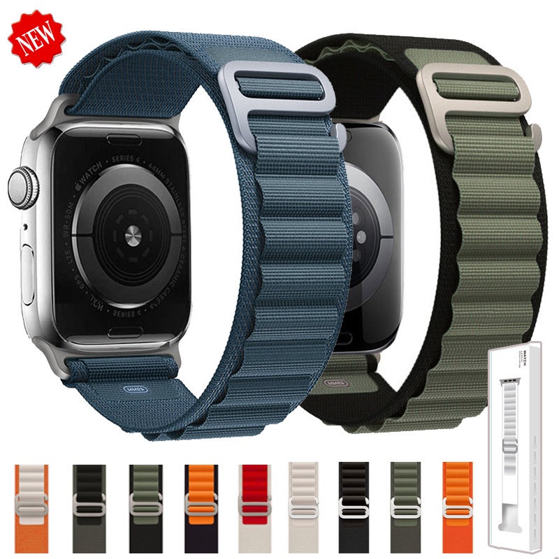 Nylon strap for Smart watch strap 49mm SE 6 7 8 9 45mm 41mm 44mm 40mm ...