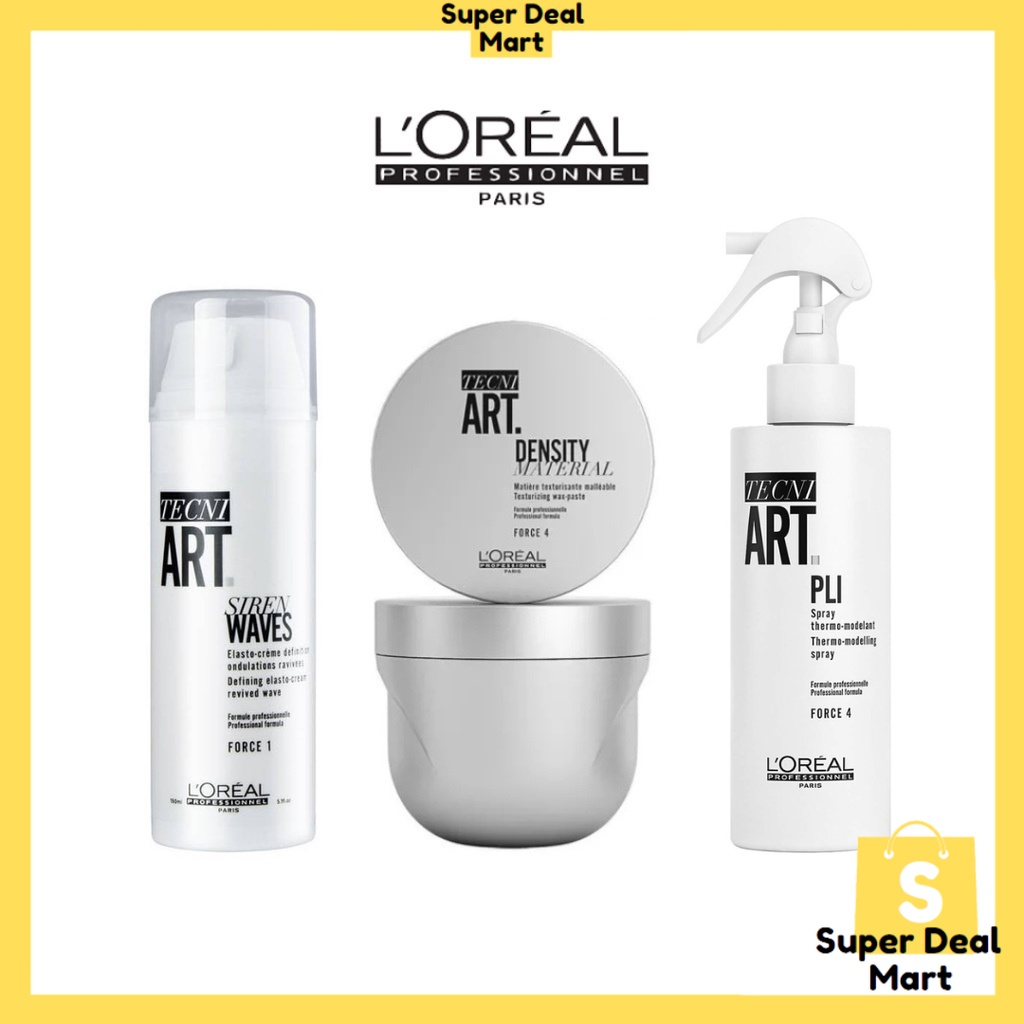 Loreal Tecni Art Siren Waves Elasto Cream 150ml / Density Material Wax ...