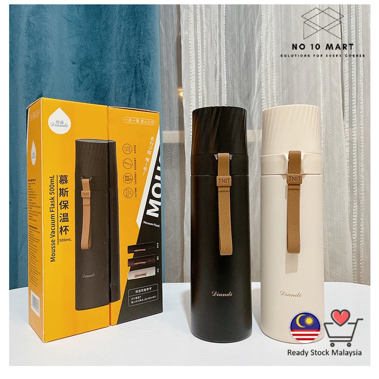 [Ready Stock] 500ml 304 Stainless Steel Portable Vacuum Flask Bottle ...