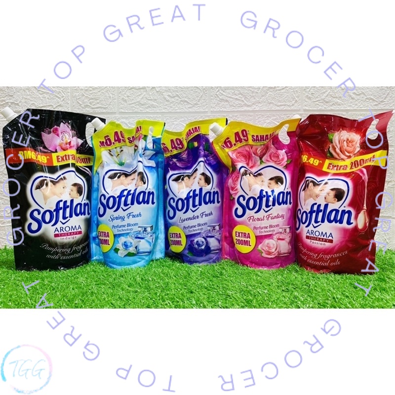 [FREE SHIPPING WEST M'SIA] SOFTLAN ANTI WRINKLES FABRIC SOFTENER REFILL ...