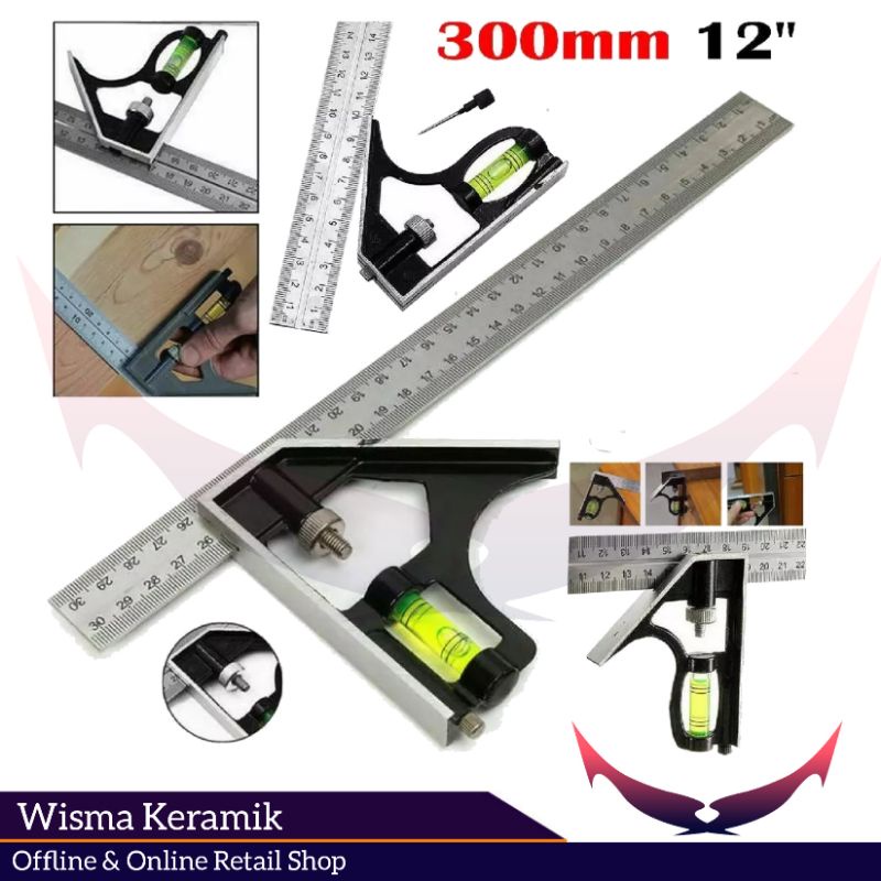 SIKU Combination elbow ruler + 30cm craftsman spirit level | Shopee ...