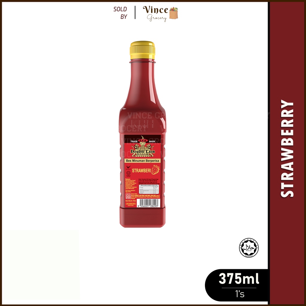DOUBLE LION Flavoured Concentrated · Bes Minuman Berperisa | 375ml ...