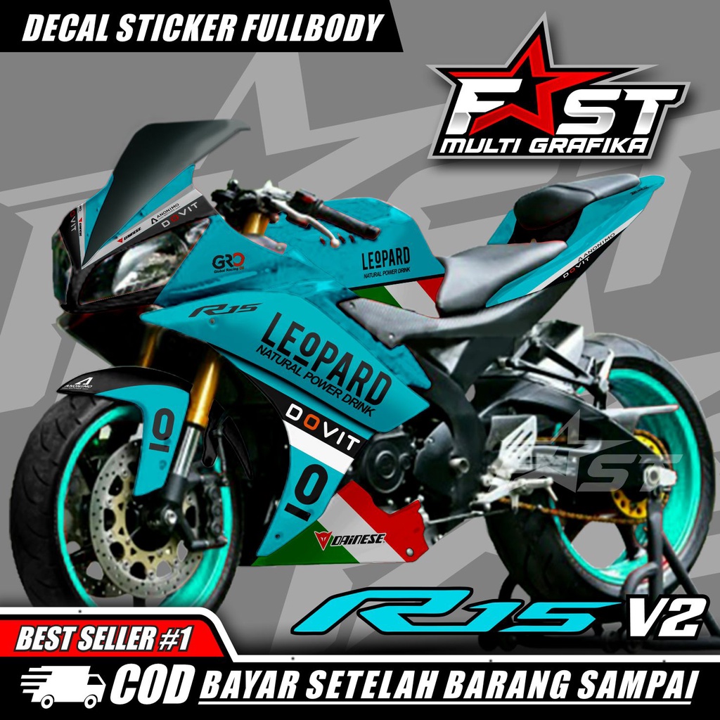 Yamaha R15 V2 Full Body Decal, Various Colors | Shopee Malaysia