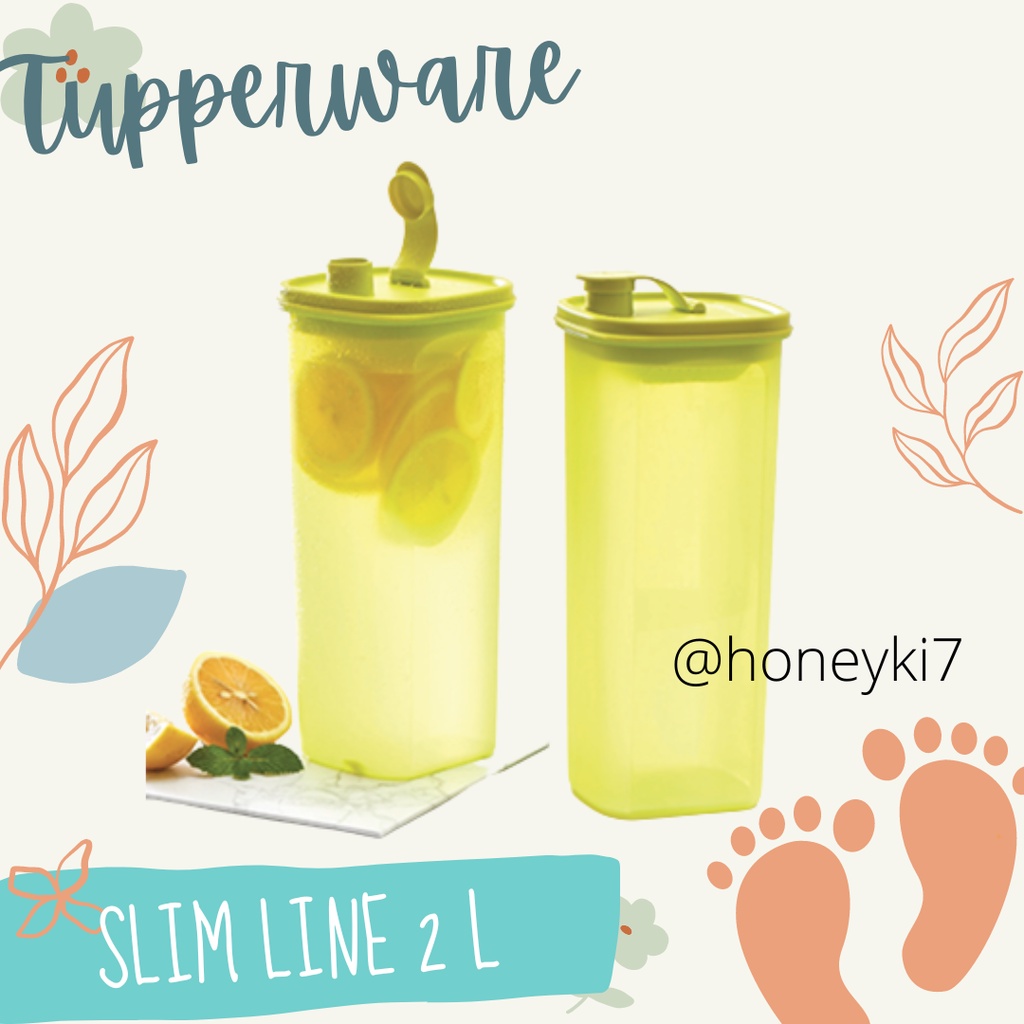 Tupperware Slim Line 2-liter | Shopee Malaysia