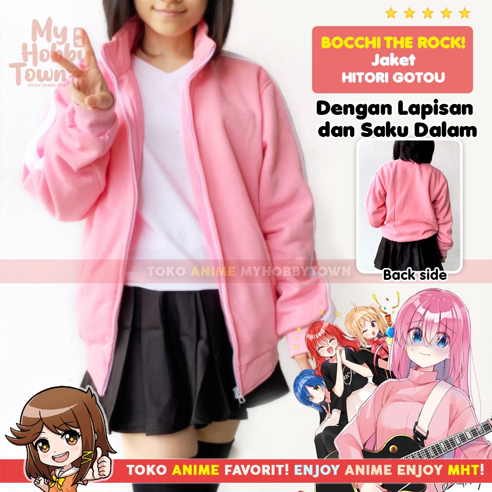 Bocchi The Rock Hitori Goto Anime Jacket Cosplay Costume | Shopee Malaysia