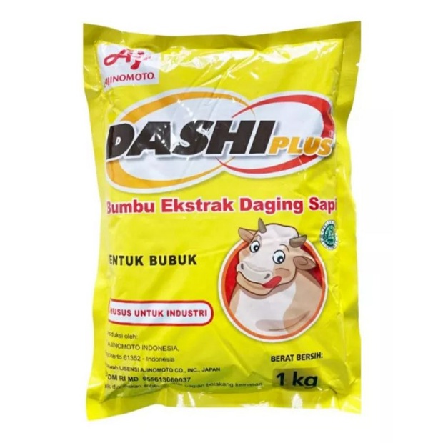 DASHI PLUS 1KG / DASHI POWDER 1 KG / AJINOMOTO DASHI / DASHI BUMBU BEEF ...
