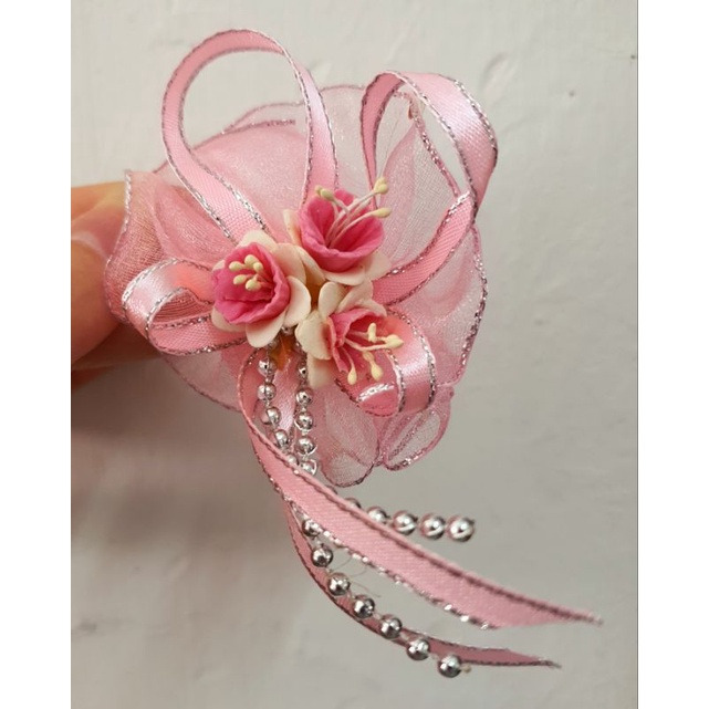 Brand NEW Corsage/ Bunga Kendarat/ Bunga Penanggah/ Bunga dada/ Wedding ...