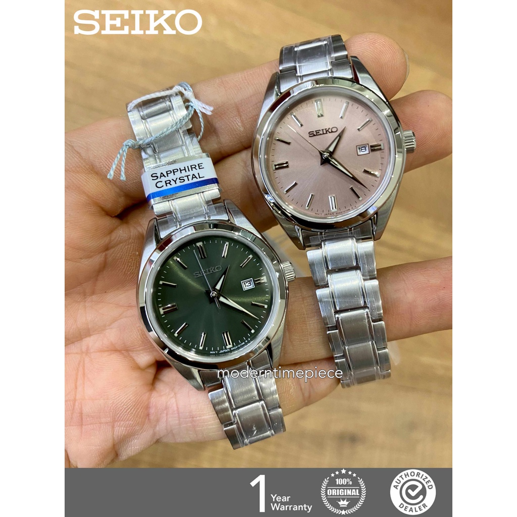 SEIKO SUR529P1 SUR531P1 SUR533P1 Sapphire Glass Quartz Analog Woman ...