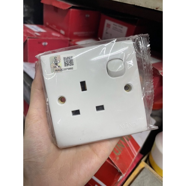 MIND 13A Single Switch Socket/Double Switch Socket | Shopee Malaysia