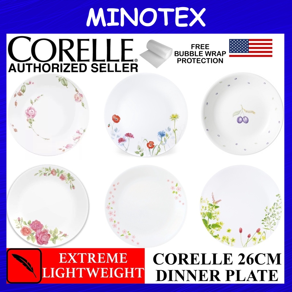 Corelle Loose 26cm Dinner Plate/Pinggan Corelle/Pinggan Nasi Corelle ...