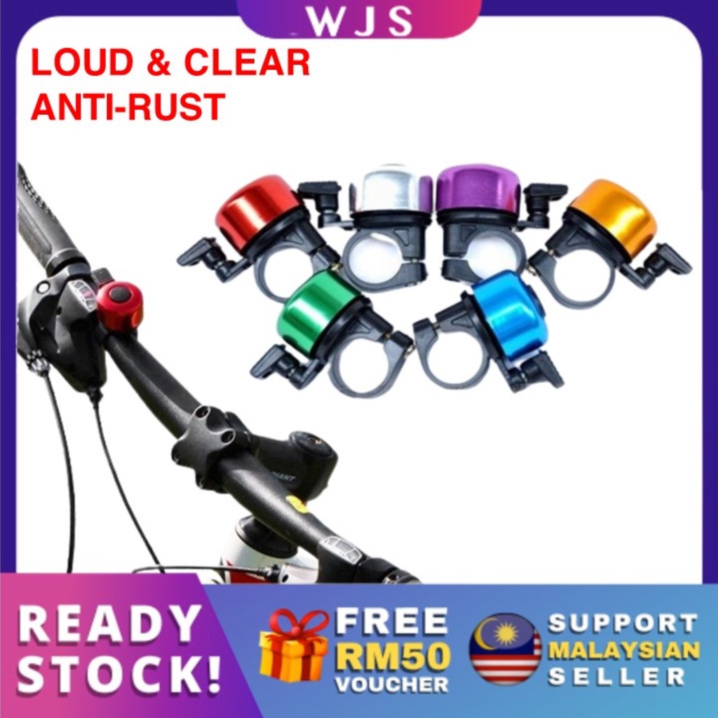 🇲🇾FREE RM50 VOUCHER🎁MLQ Bicycle Handlebar Ringing Bell Loud Clear Sound ...