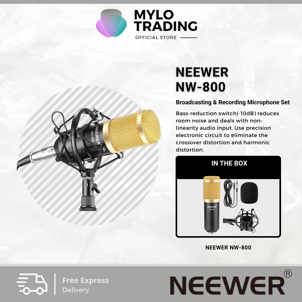 Neewer NW-800 Professional Studio Broadcasting & Recording Microphone ...