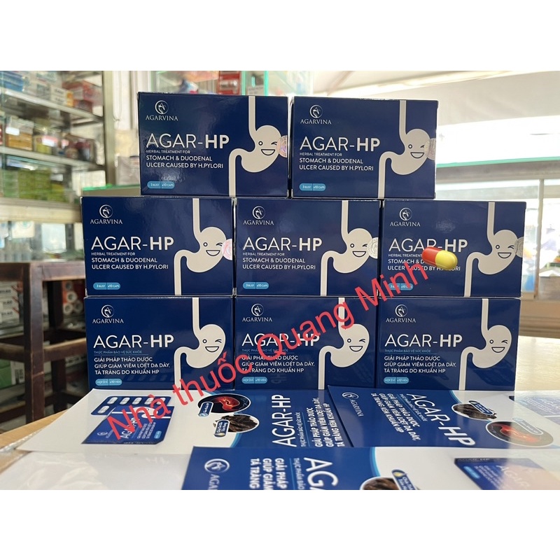Agar-hp Oral Tablets Support Stomach Ulcers Caused By Bacteria HP (30v ...