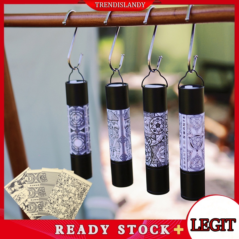 (Instock-Tre)Camping Tent Flashlight Sticker Hiking Lantern Hanging ...