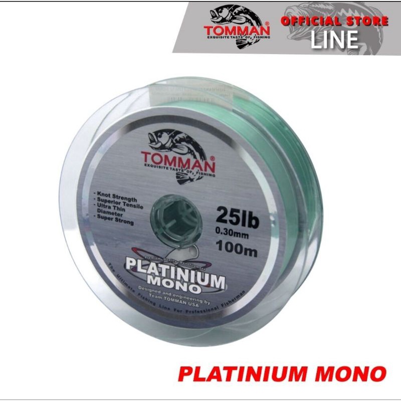 (12-60LB) 100M TALI TANGSI PANCING TOMMAN PLATINIUM MONO PREMIUM ...