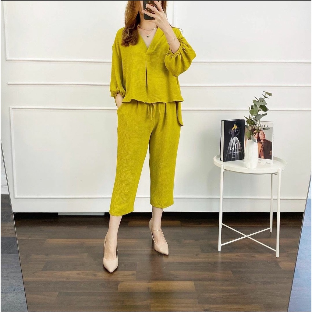 Savina ONE SET / VANAYA ONE SET CRINKLE AIRFLOW / PREMIUM CRINKLE ...