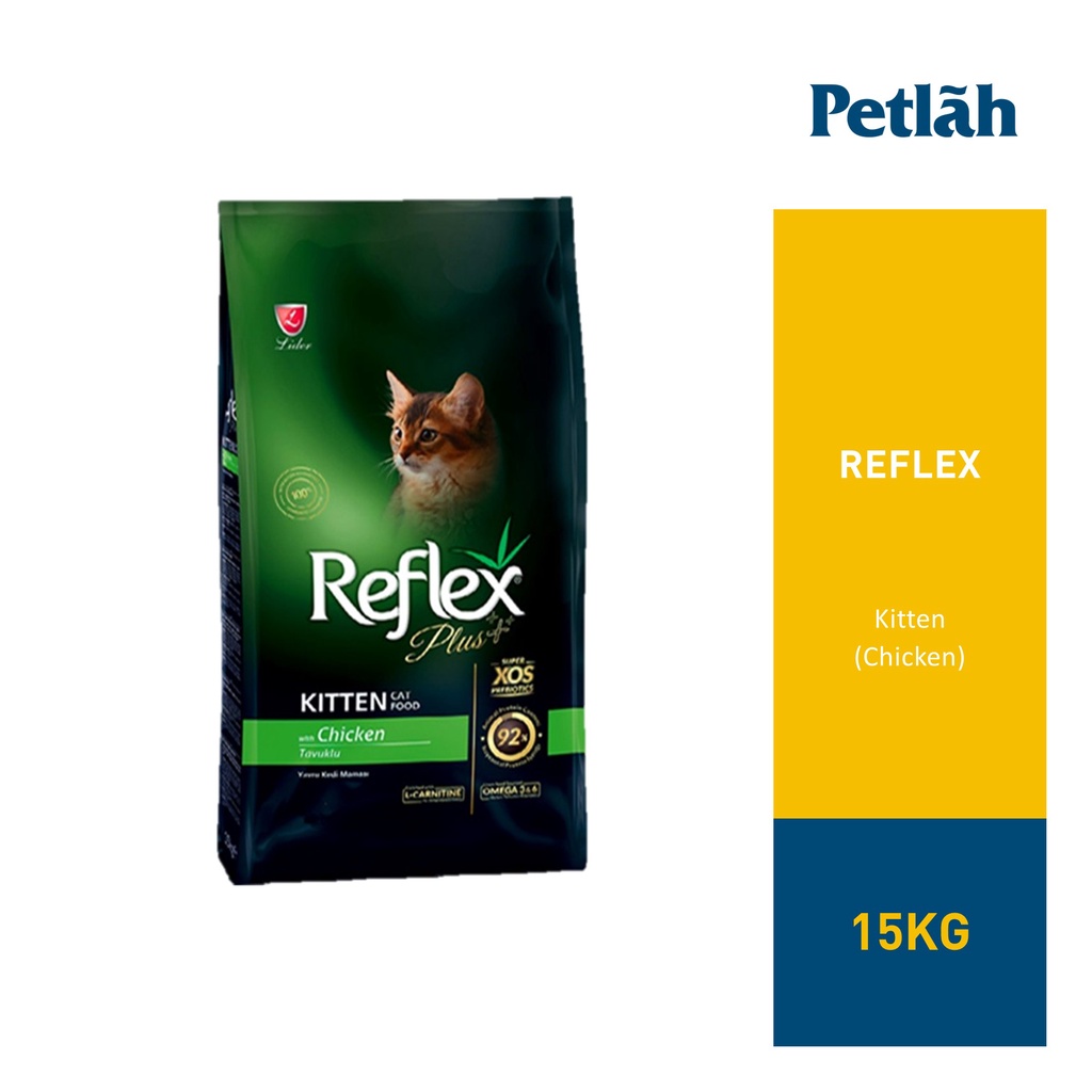 Reflex Cat Dry Food Kitten Chicken 15kg | Shopee Malaysia