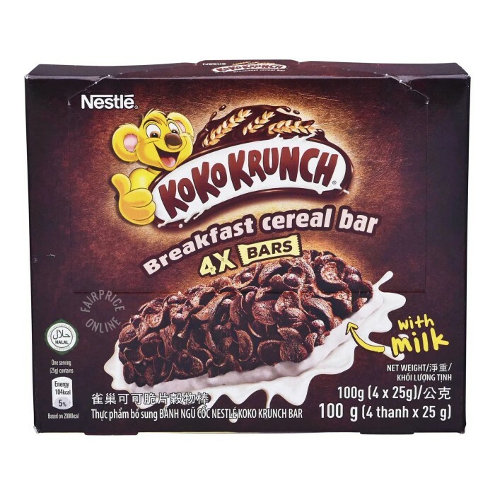 Nestlé Koko Krunch Breakfast Cereal Bar 4 Bars x 25g (100g) | Shopee ...