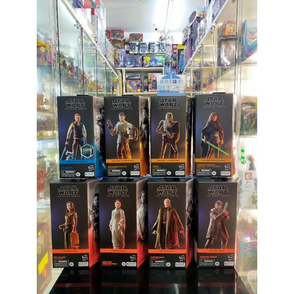 Star Wars The Black Series 6"Inch Set Of 8 (Luke Skywalker Cal Kestis ...