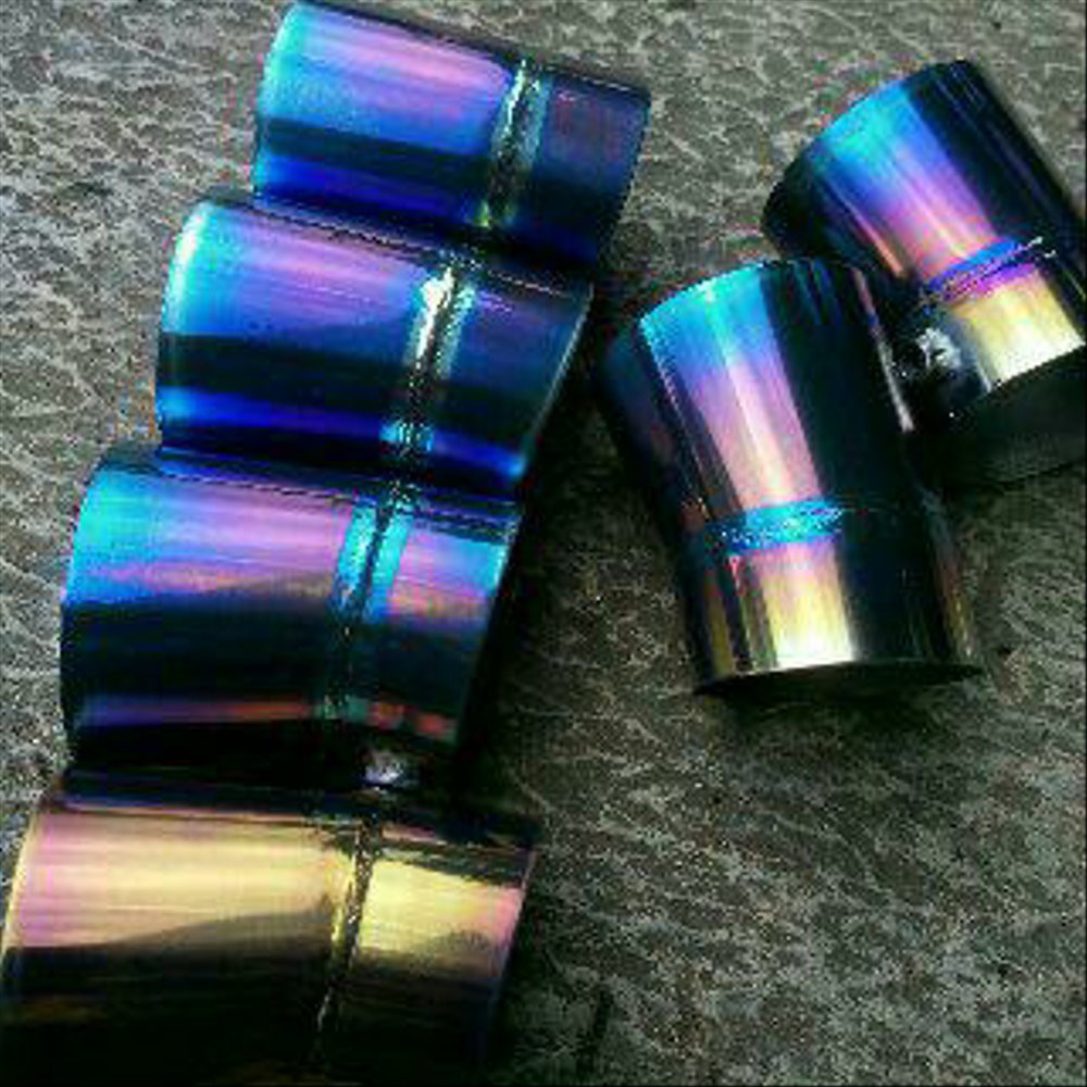 Universal BLUE RAINBOW Exhaust Funnel | Shopee Malaysia