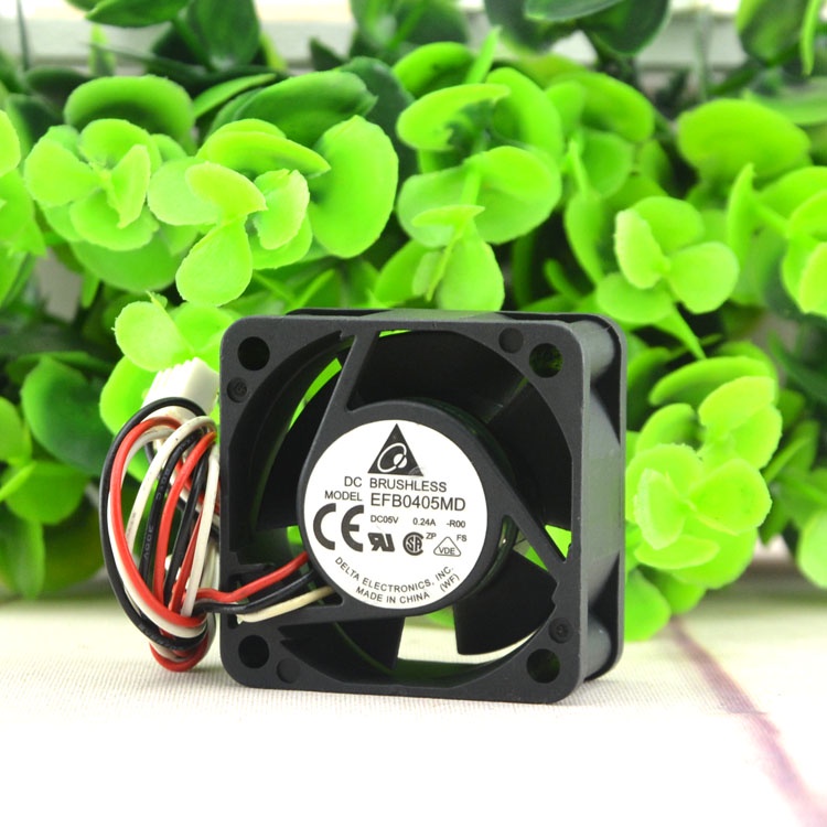 Efb0405md 4CM 4020 5V 0.24A Switch Server Fan Ultra Quiet Fan | Shopee ...