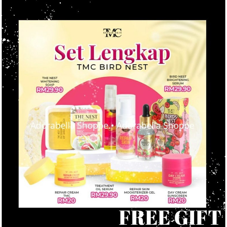 TMC SKINCARE COMBO SET + [ FREE GIFT ] | 💯 ORIGINAL FROM HQ | Shopee ...