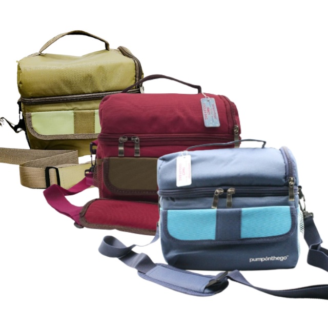 Pump On The Go POTG Fancy Sling Double Cooler Bags | Shopee Malaysia
