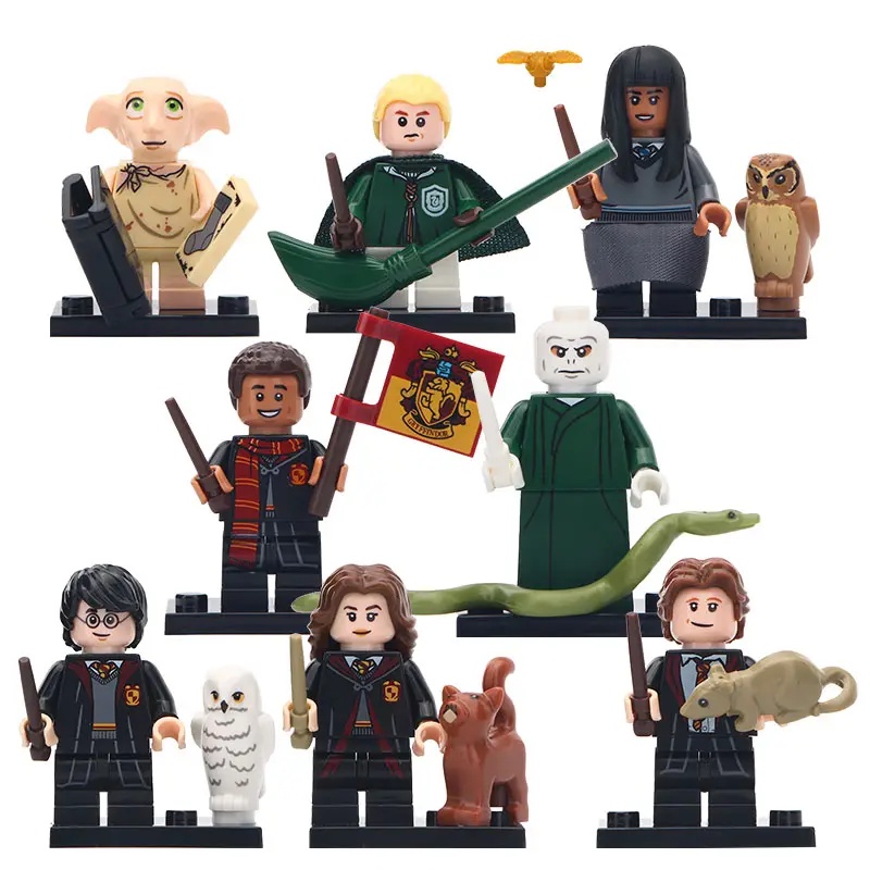 Mini Dobby Voldemort Hermione Figures Potter Weasley Building Blocks ...